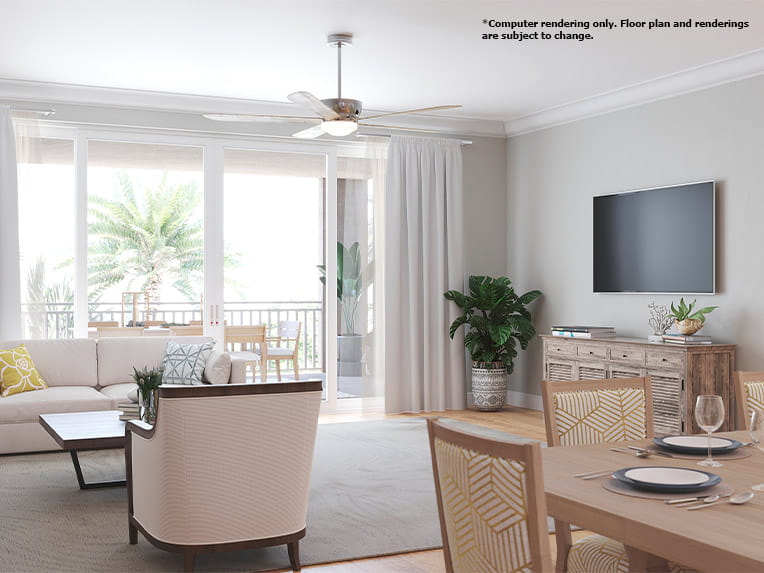 2-BR With Den Mangrove Floor Plan | Vi at Bentley Village