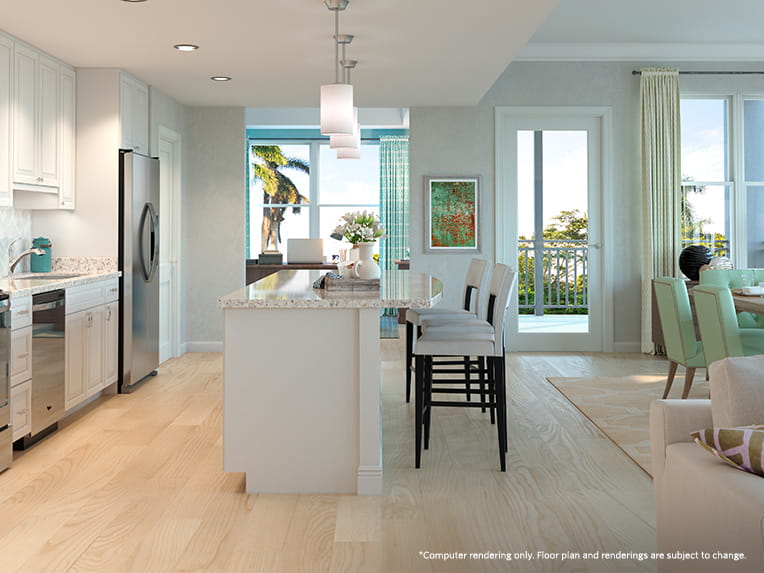 2-BR With Den Verawood Floor Plan | Vi at Bentley Village