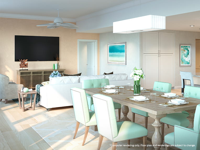 2-BR With Den Verawood Floor Plan | Vi at Bentley Village