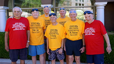 The Silver Foxes Swim Team | Vi at Silverstone